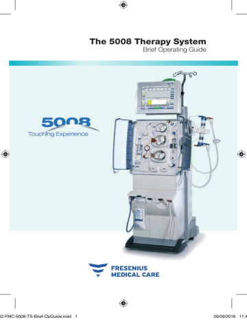 Fresenius Medical Care 5008 Brief Operating Manual | Manualzz