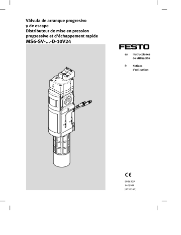 Festo MS6-SV E-10V24 Serie Mode d'emploi | Manualzz