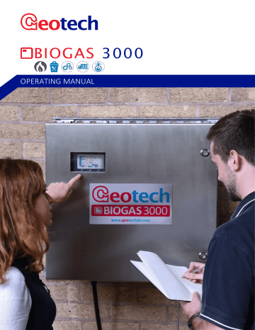 Geotech BIOGAS 3000 Operating Manual | Manualzz