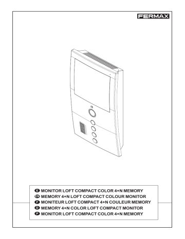 Fermax MEMORY 4+N LOFT COMPACT Manual | Manualzz
