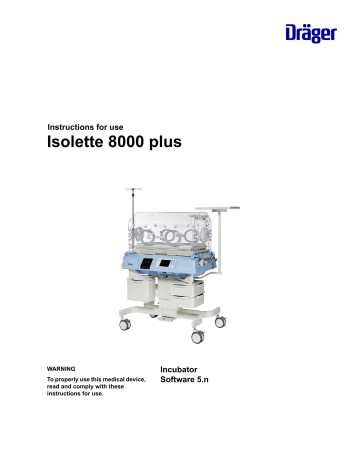 Dräger Isolette 8000 plus Instructions For Use Manual | Manualzz