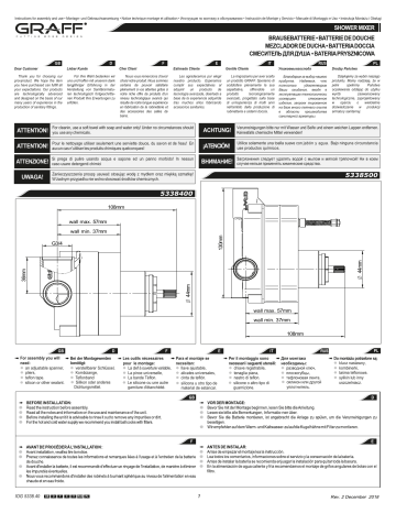 Graff E-7057 Instructions For Assembly And Use | Manualzz