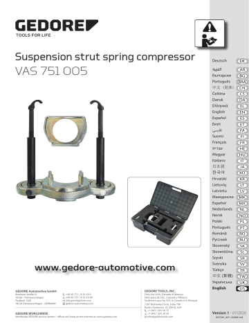 Gedore VAS 751 005 Operating Instructions Manual | Manualzz