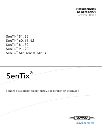 Xylem WTW SenTix Mic Instrucciones de operación | Manualzz
