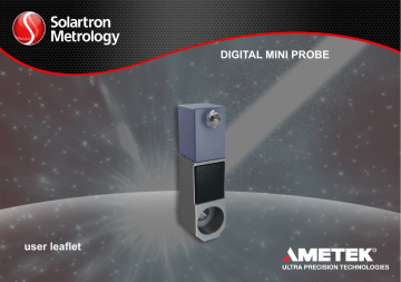 Ametek Solartron Metrology Digital Mini Probe User Leaflet | Manualzz