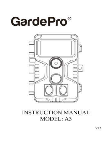 GardePro A3 Instruction Manual | Manualzz
