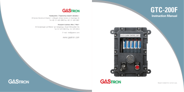 GASTRON GTC-200F Series Instruction Manual | Manualzz