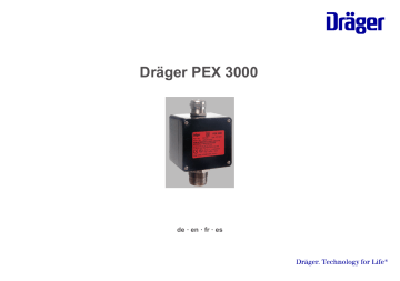 Dräger PEX 3000 Manual | Manualzz