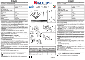 AVS Electronics JET DT WS 4 Manual | Manualzz