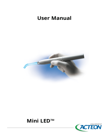 ACTEON Equipment Mini LED User Manual | Manualzz