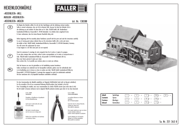 Faller 130388, HEXENLOCH MILL Manual | Manualzz