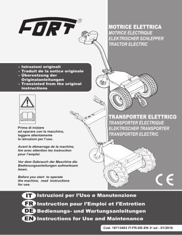 Fort 600W Instructions For Use And Maintenance Manual | Manualzz