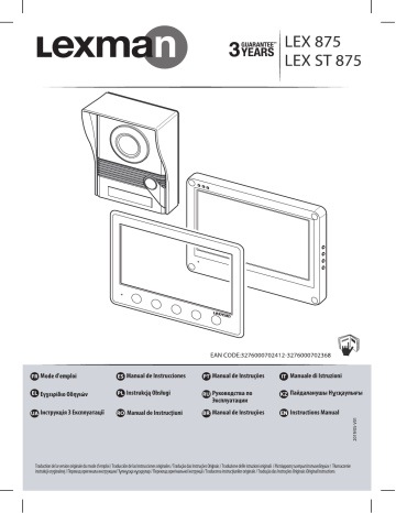 LEXMAN LEX 875, LEX ST 875 Manual De Instrucciones | Manualzz