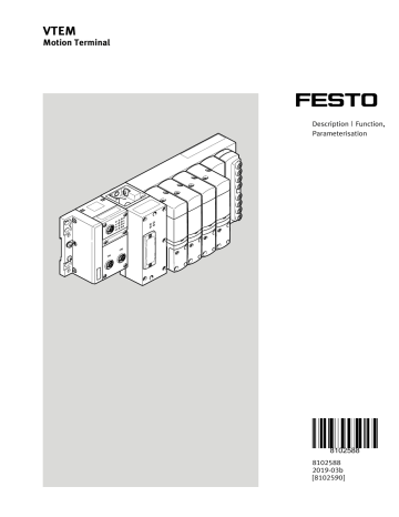 Festo VTEM Description, Function, Parameterisation | Manualzz