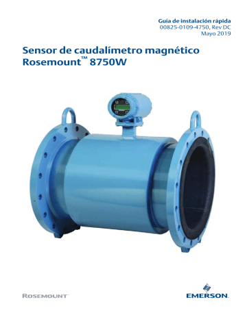 Emerson Rosemount 8750W Manual de usuario | Manualzz