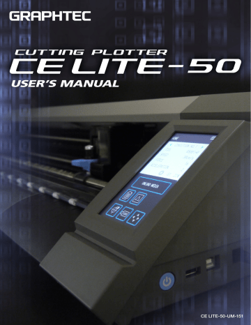 GRAPHTEC CELITE-50 User Manual | Manualzz