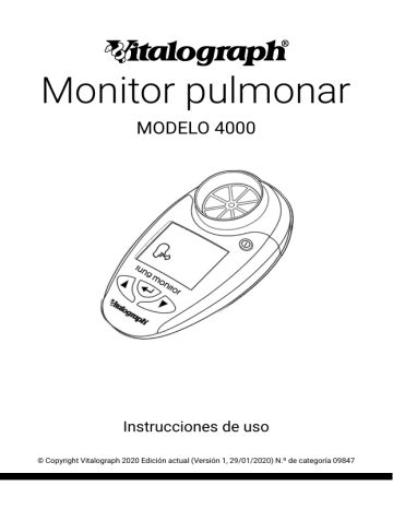 Vitalograph 4000 Instrucciones de operación | Manualzz