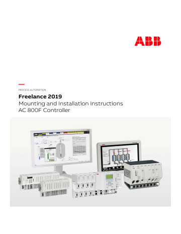 ABB AC 800F Mounting And Installation Instructions Manual | Manualzz