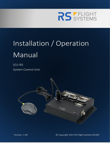 Flight Systems SCU 9iS Installation & Operation Manual | Manualzz
