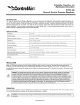 T205 Series Tank Blanketing Regulators Instruction Manual | Manualzz