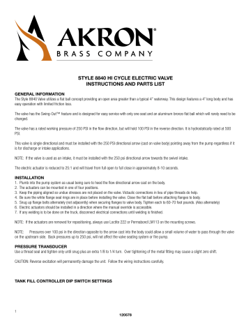 Akron Brass Style 8840 Instructions And Parts List | Manualzz