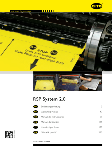 CITO RSP System 2.0 Operating Manual | Manualzz