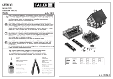 Faller 130253 Manual | Manualzz