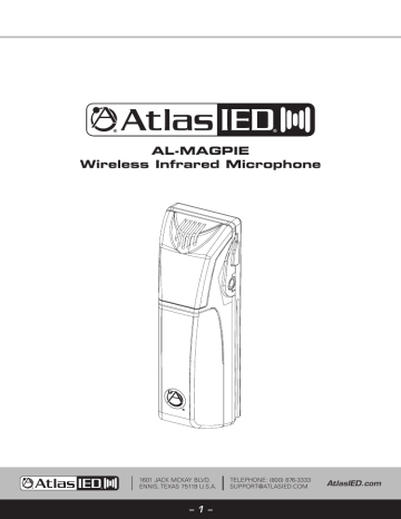 Atlas IED AL-MAGPIE Owner’s Manual | Manualzz
