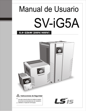 LS Industrial Systems sv-ig5a Manual de usuario | Manualzz