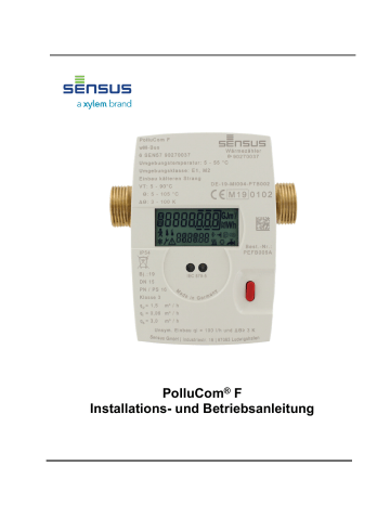 Xylem sensus PolluCom F Installation Und Betriebsanleitung | Manualzz