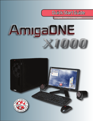 AmigaOne X1000 Quick Start Manual | Manualzz