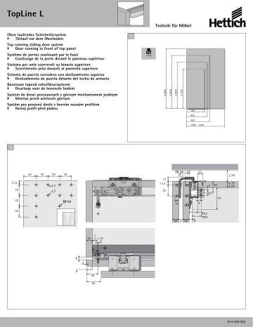 Hettich TopLine L Montageanleitung | Manualzz