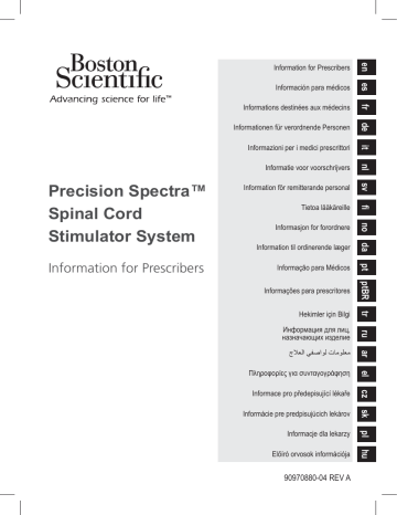 Boston Scientific precision spectra Information Manual | Manualzz
