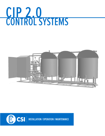 CSI CIP 2.0 Installation Operation & Maintenance | Manualzz
