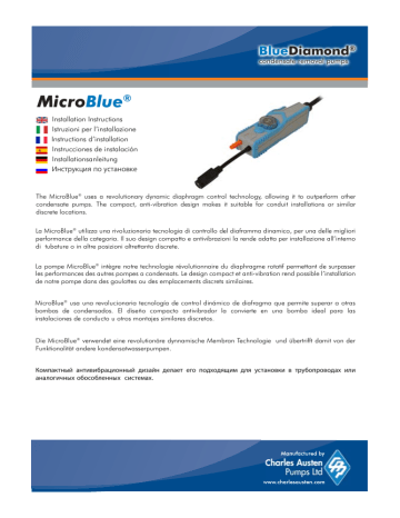 BlueDiamond Microblue Installation Instructions Manual | Manualzz