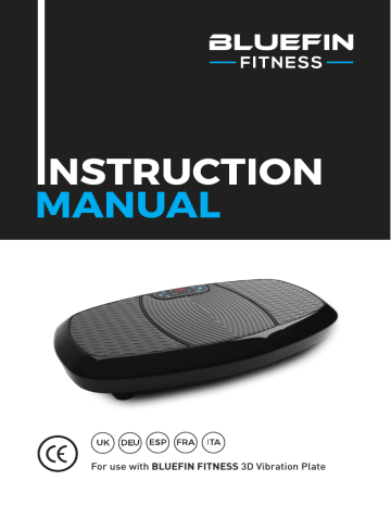 BLUEFIN Fitness 3D Vibration Plate Instruction Manual | Manualzz