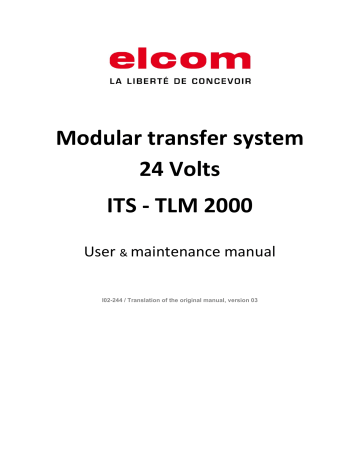 ELCOM ITS24V, TLM 2000 User & Maintenance Manual | Manualzz
