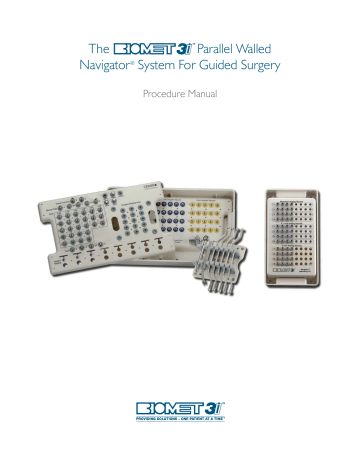 Biomet 3i Navigator Procedures Manual | Manualzz