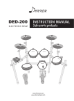 Donner DED-200 Instruction Manual | Manualzz
