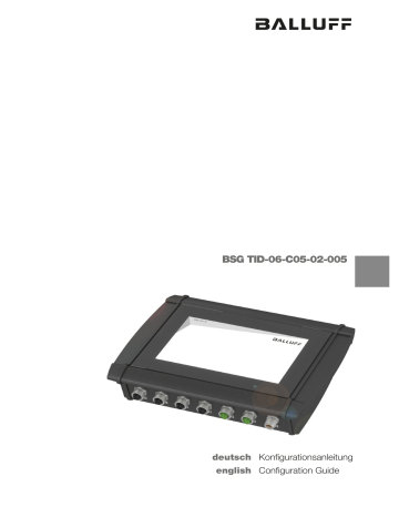 Balluff Easy Tool-ID 2.0 Configuration Manual | Manualzz