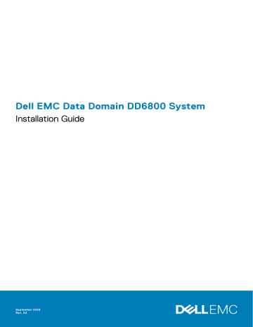 Dell EMC Data Domain DD9300 Installation Manual | Manualzz