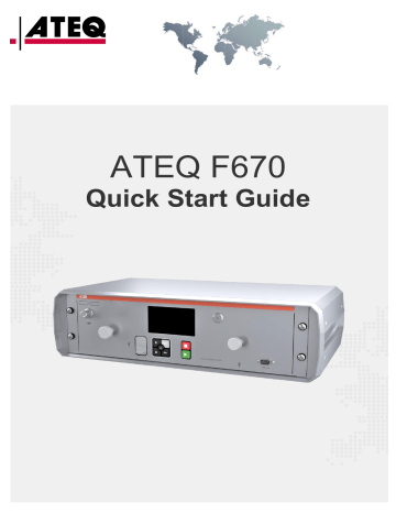 ATEQ F670 Quick Start Manual | Manualzz