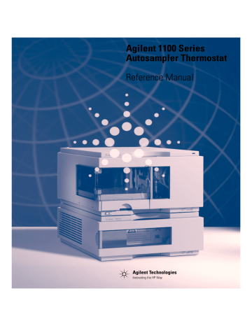 Agilent Technologies G1330B Reference Manual | Manualzz