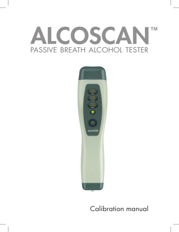 Alcohol Countermeasure Systems ALCOSCAN Calibration Manual | Manualzz