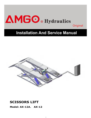 AMGO AX-12, AX-12A Installation And Service Manual | Manualzz