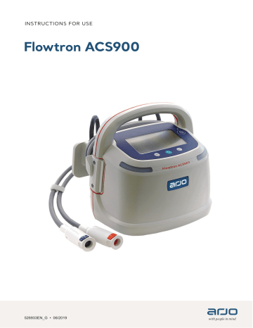 Arjohuntleigh Flowtron ACS900 Instructions For Use Manual | Manualzz