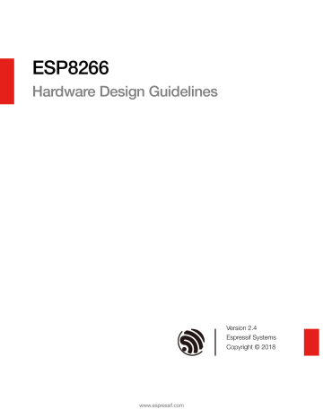 Espressif Systems ESP8266 Series Hardware Design Manuallines | Manualzz