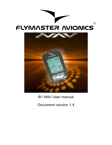 Flymaster B1 NAV User Manual | Manualzz
