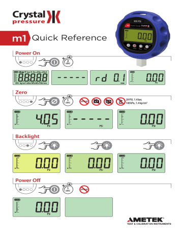 Crystal m1 Quick Reference | Manualzz