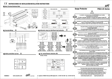 CPT PSC4-25/400 TNS Installationsanleitung | Manualzz